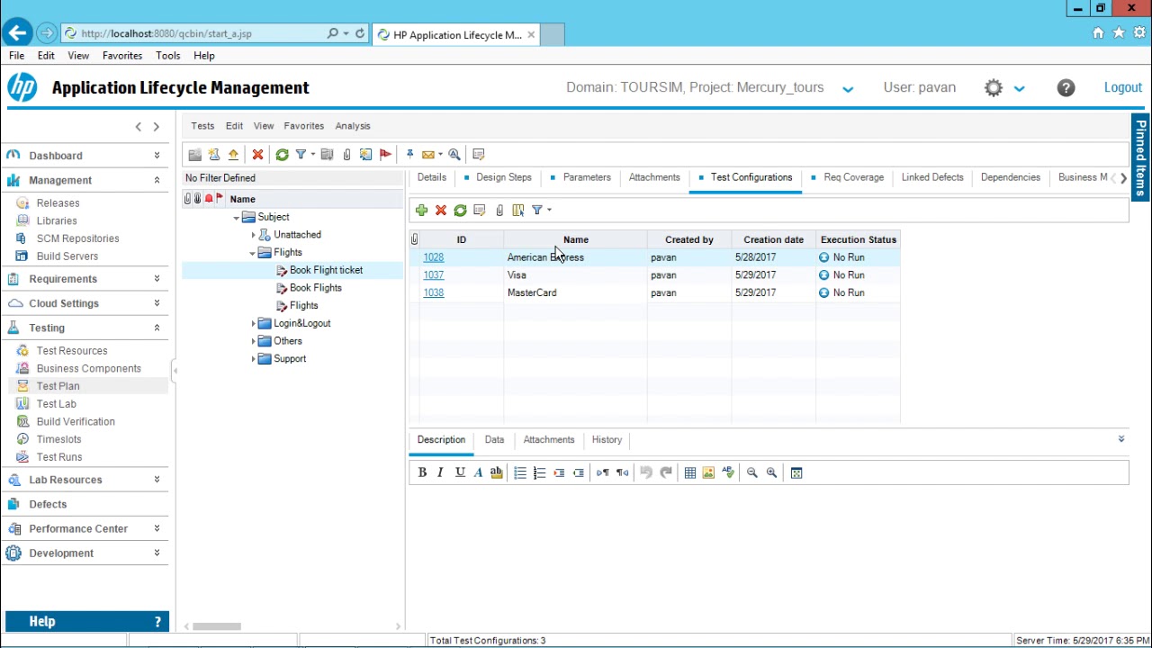 HP ALM - Adding Test Cases to Test Sets
