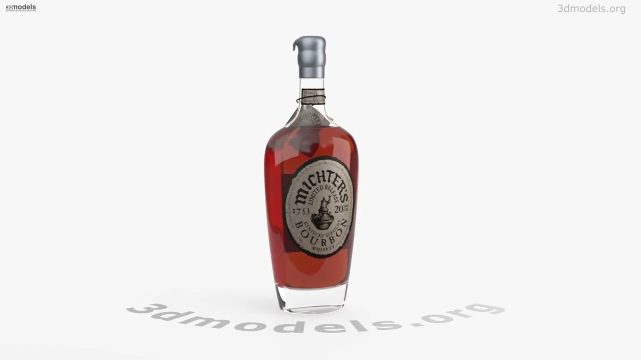 Michters 20 Year Kentucky Straight Bourbon 3D model by 3DModels.org
