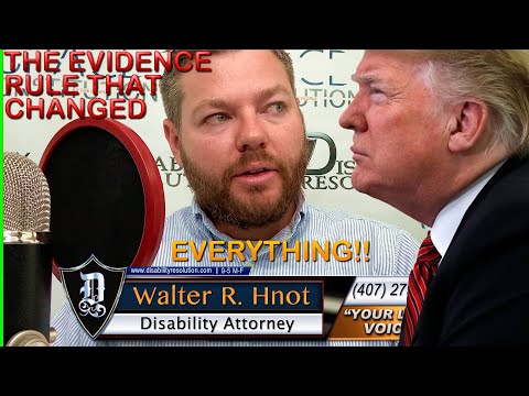 TRUMP ERA NUCLEAR BOMB OF EVIDENCE RULE CHANGES FOR SOCIAL SECURITY LAW