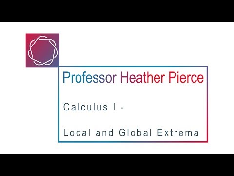 Local and Global Extrema