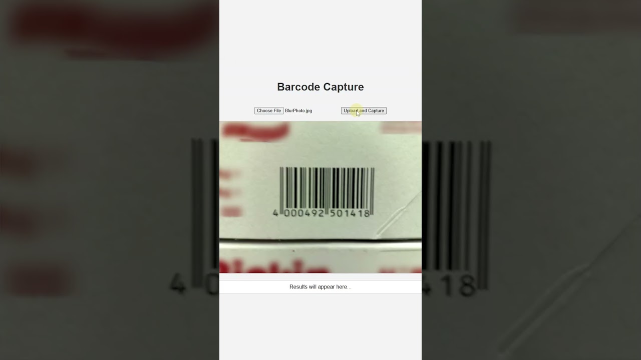 Node.js Barcode Reader from an Image