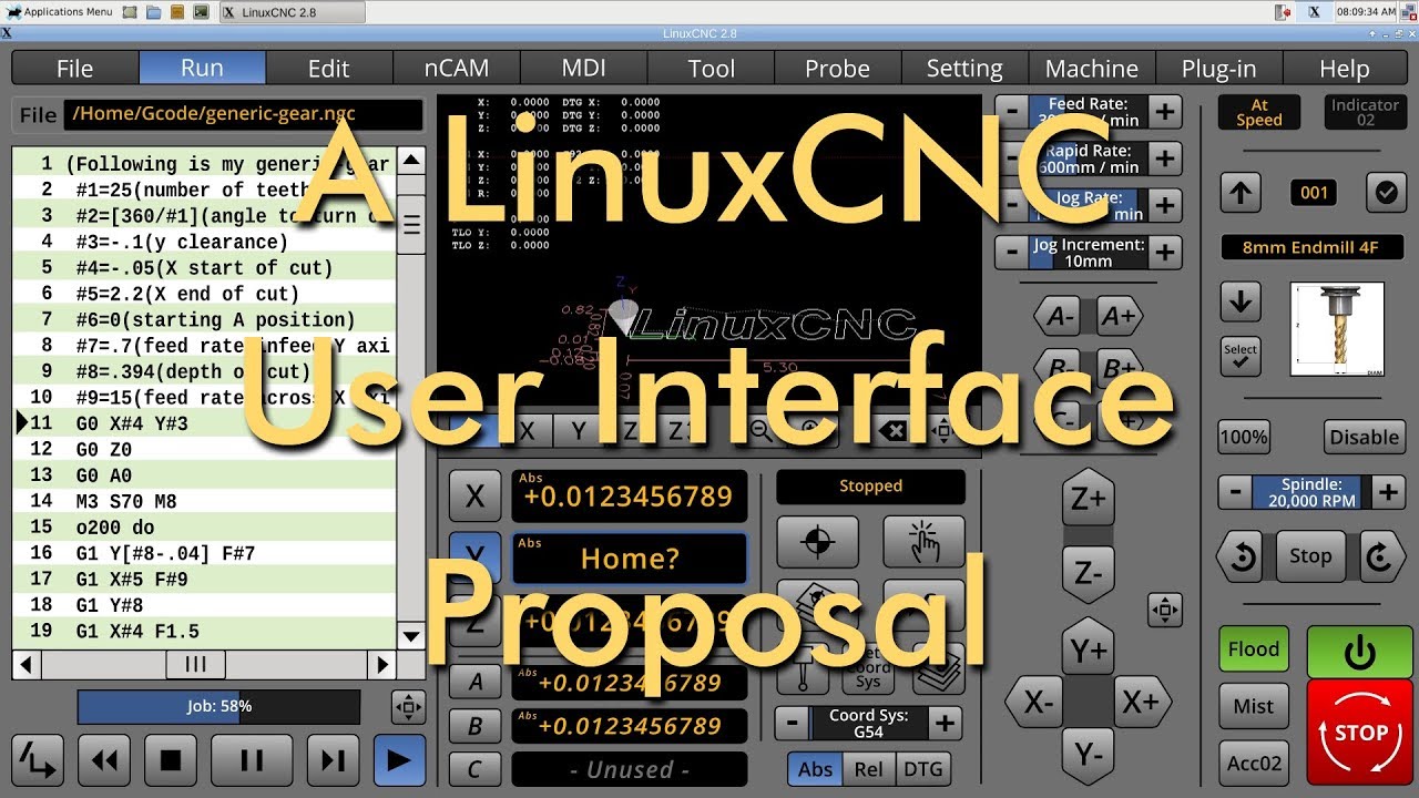 LinuxCNC User Interface Proposal