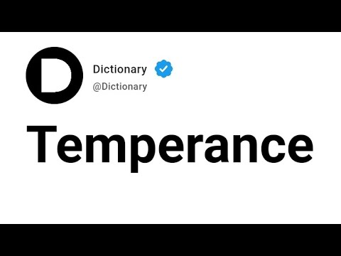 Temperance Meaning In English