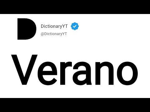 Verano Meaning in English