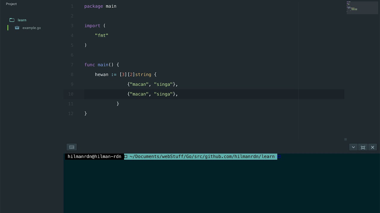 3 array multidimensi