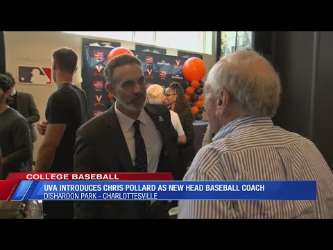 UVA introduces Amherst County native Chris Pollard as new head baseball coach