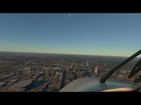 Landing in Wichita Kansas | KICT (ICT) | Wichita Dwight D. Eisenhower National Airport #kansas #fs20