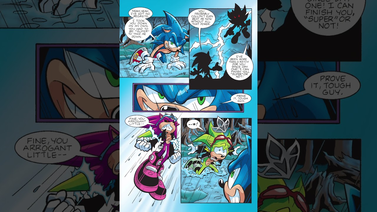 Sonic vs Super Scourge! (Archie Sonic Comic dub) #sonicthehedgehog #sonic #archiesonic #soniccomic