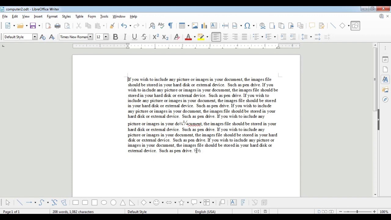 How to Formatting Document in LibreOffice Writer   Digital Documentation   9th IT   Part  2 in Hindi