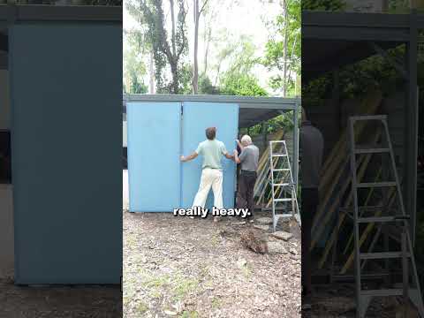 DAY 2 of building my art studio! 🎨🪓 #artstudio #building