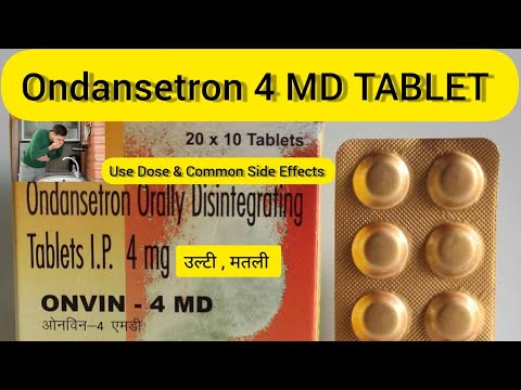 Ondansetron orally disintegrating Tablets I.P. 4 mg | ONVIN 4 MD | @MedTalks777
