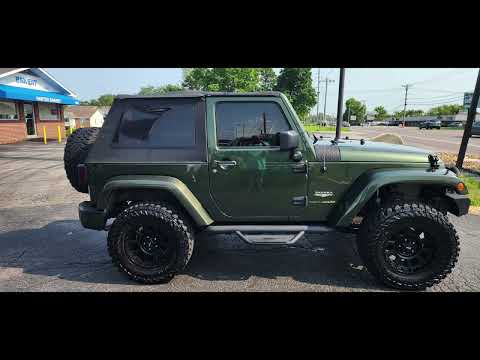 2007 Jeep Wrangler Sahara 4x4 touch Screen radio auto power everything Bluetooth financing available