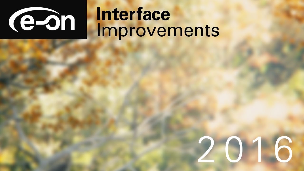 VUE 2016 - Interface Improvements