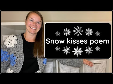 Poem for Kids | Snow Kisses | Circle Time Poem for Preschool #learningthroughpoetry #earlylearning