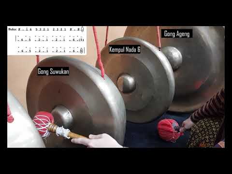 How To Play Gamelan | Tutorial Kempul & Gong | Lancaran Bindri Laras Slendro Pathet Sanga