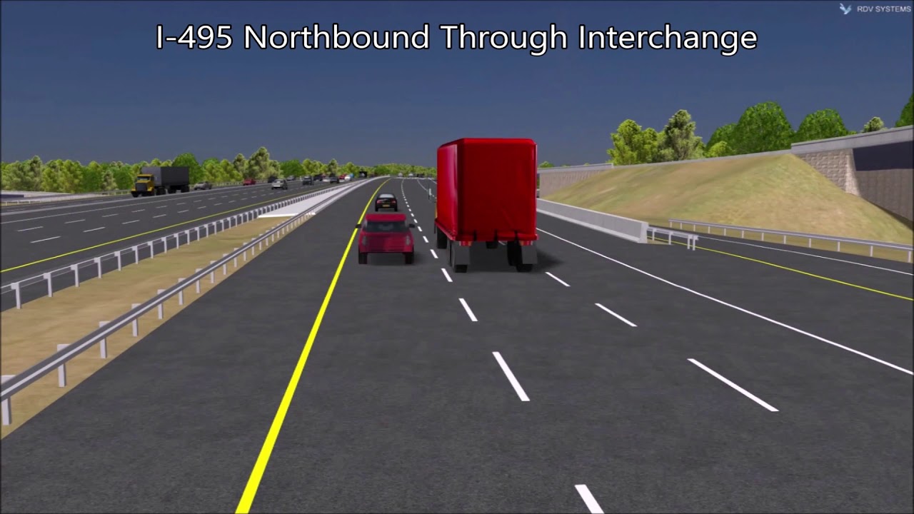 I-495 Northbound Through Interchange
