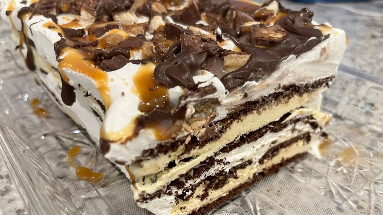 Ice Cream Sandwich Cake | No Bake Recipe | Simple and Easy Recipe!