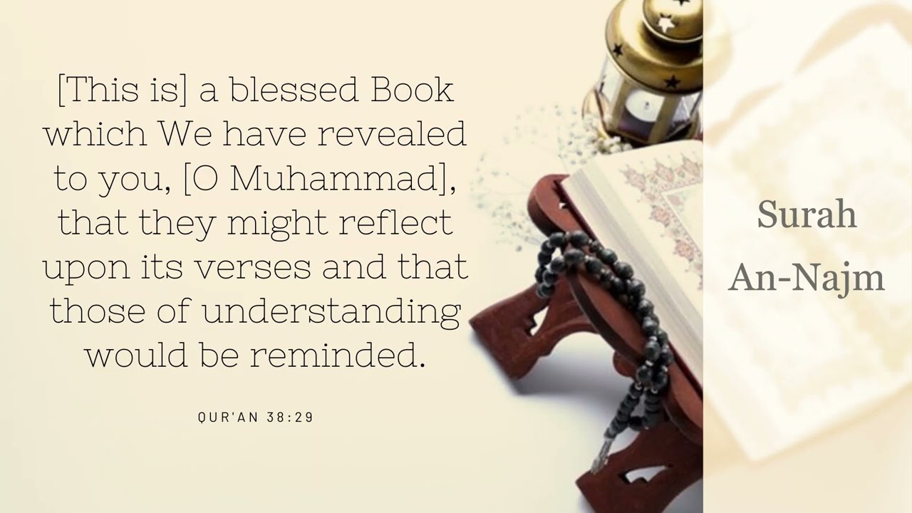 Chapter 53 Surah An Najm with English Audio Translation