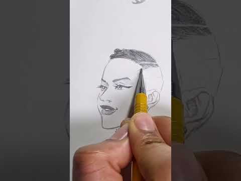How to draw Hair Low Fade