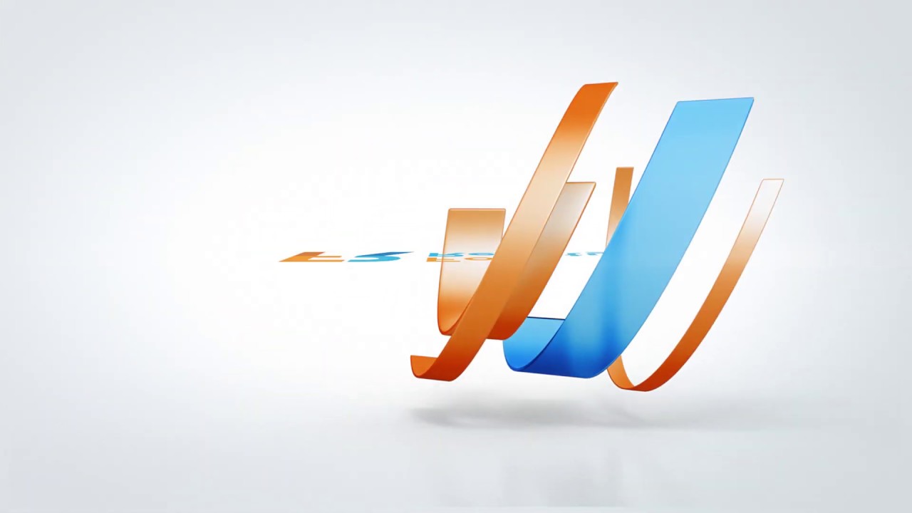code #118 | 3d ribbons logo intro animation