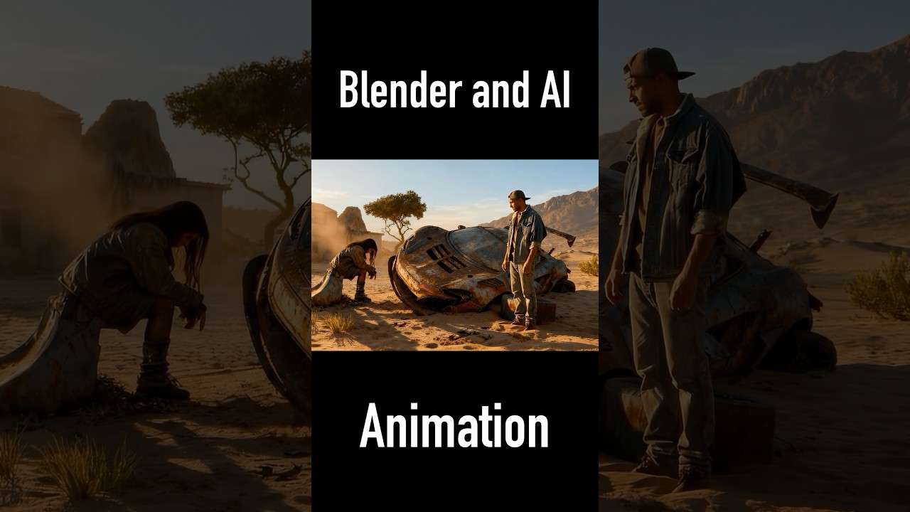 AI Just Changed 3D Animation Forever 🤯 #blender #ai #shorts