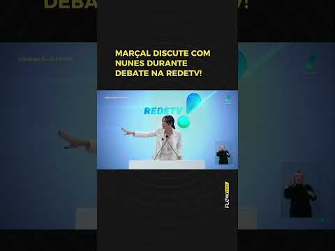 Bate-boca entre Pablo Marçal e Nunes durante debate na RedeTV