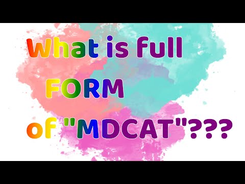 What is MDCAT Stands for???