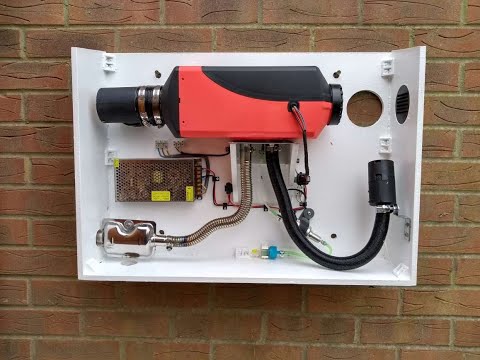 Garage workshop heater based on a Chinese diesel RV heater