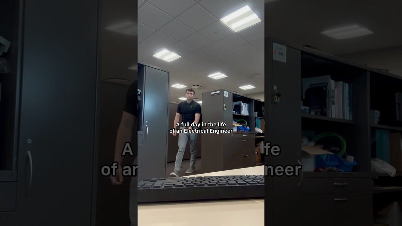 Day in the life of an electrical engineer #engineer #engineering #activelifestyle #9to5 #electrical