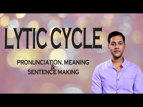 Lytic cycle - Meaning_&_Pronunciation_Word_World_Audio_Video_Dictionary