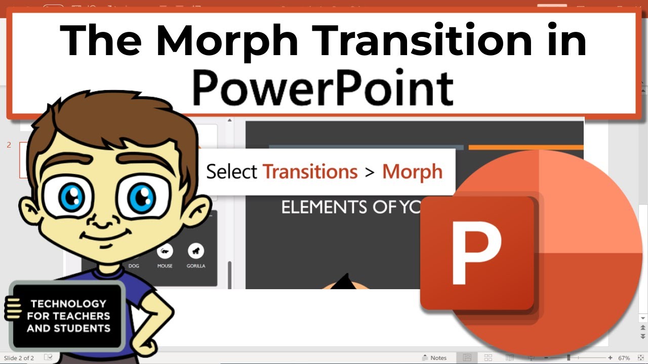 Using the PowerPoint Morph Transition