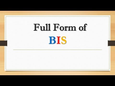 Full Form of BIS || Did You Know?