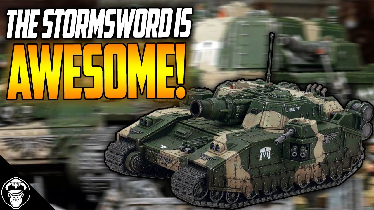 CRUSH THEM! The Stormsword is AWESOME! | Astra Militarum | Warhammer 40,000