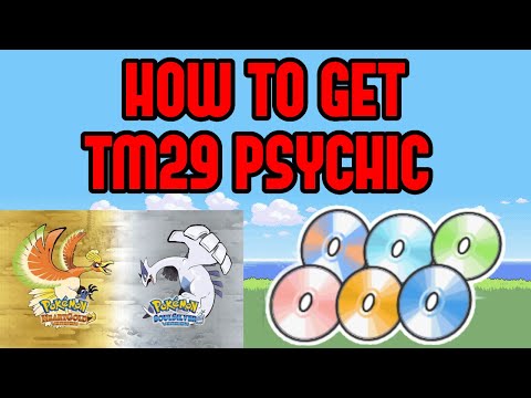 How to Get the TM29 Psychic in Pokemon Heartgold/Soulsilver