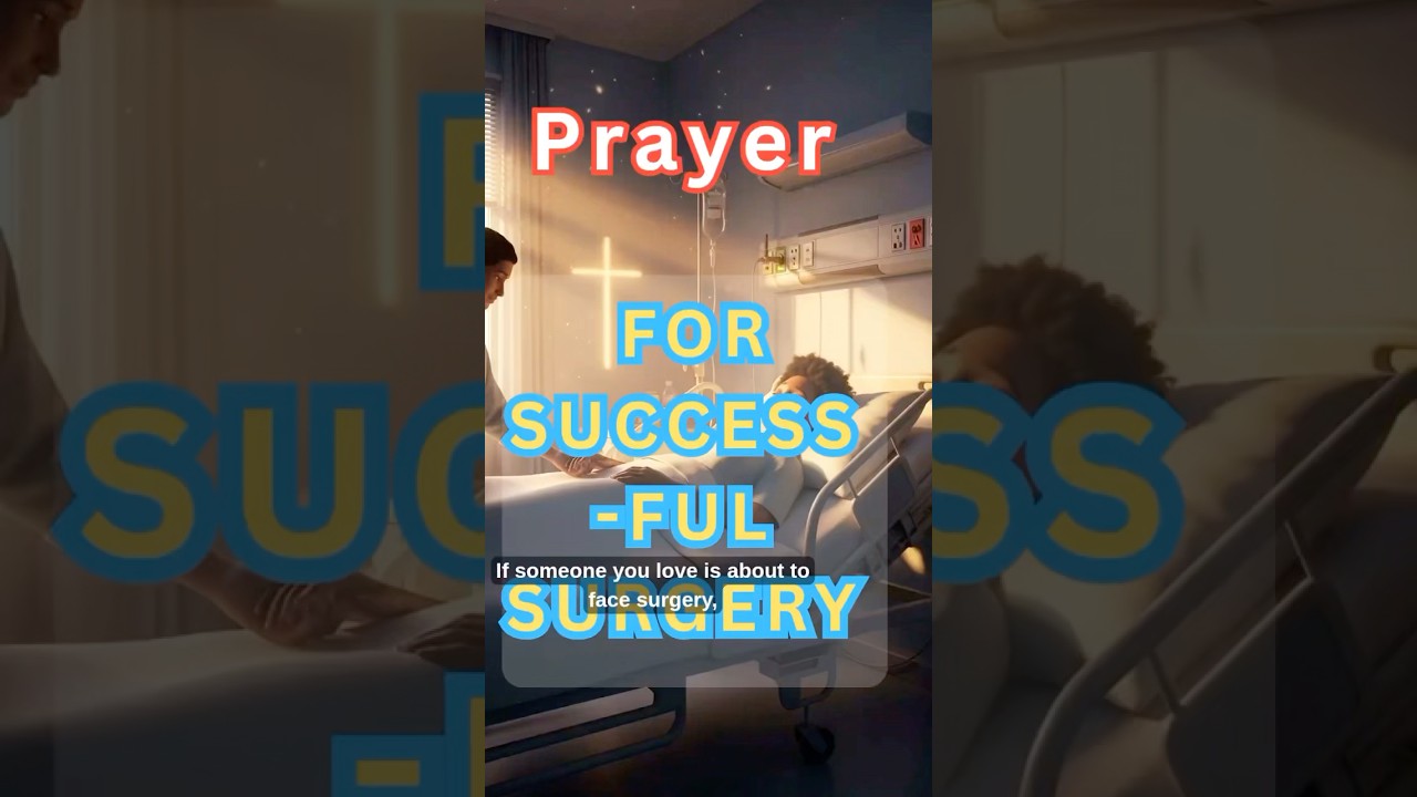 Prayer for successful surgery  | Prayer before surgery