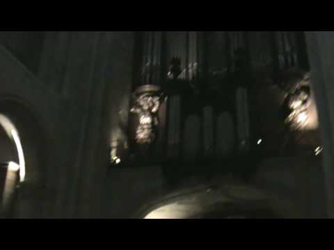 Brian Cotterill playing the Organ of St Etienne, Caen"