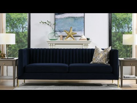 Jennifer Taylor Home Axiom Modern Tuxedo Sofa, S64090
