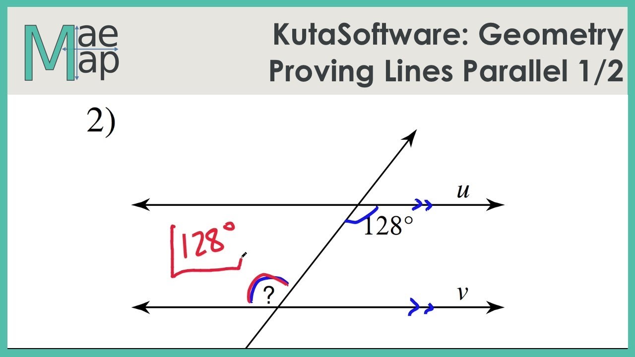KutaSoftware: Geometry- Proving Lines Parallel Part 1