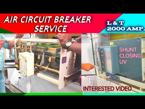 2000 AMP. AIR CIRCUIT BREAKER MAINTENANCE & SERVICE // ACB // L&T ACB C POWER #acb