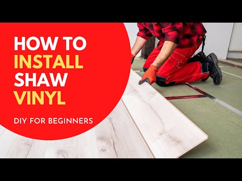 (DIY FOR BEGINNERS) How To Install Floorte Shaw Luxury Vinyl