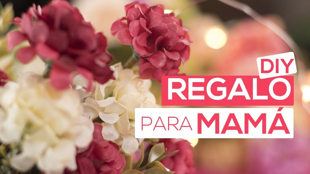 REGALO PARA MAMÁ: ¡Letras con flores! | Día de las madres