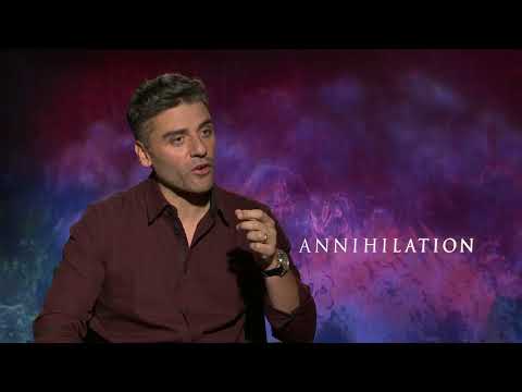 Annihilation: Oscar Isaac Official Movie Interview | ScreenSlam