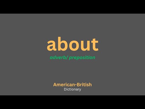 About Meaning | About Meaning in English