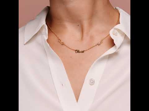 Multiple Name Necklace - Add Up To 5 Names Of Your Loved Ones!