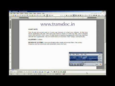 MEDICAL TRANSCRIPTION DEMO