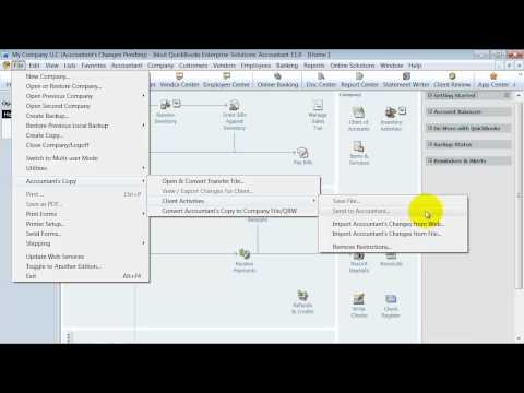 QuickBooks Training - Cancel Accountants Copy