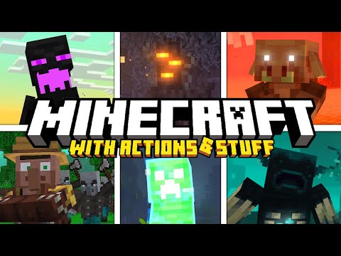 The BEST Minecraft Texture Pack Ever Made! (Actions & Stuff Review)