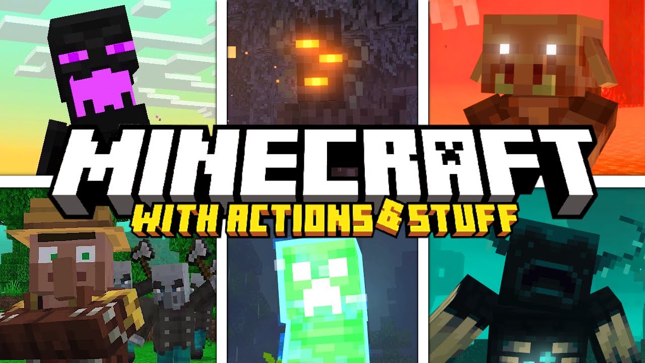 The BEST Minecraft Texture Pack Ever Made! (Actions & Stuff Review)