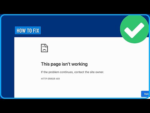 How to Fix Http Error Code 401 (2025)