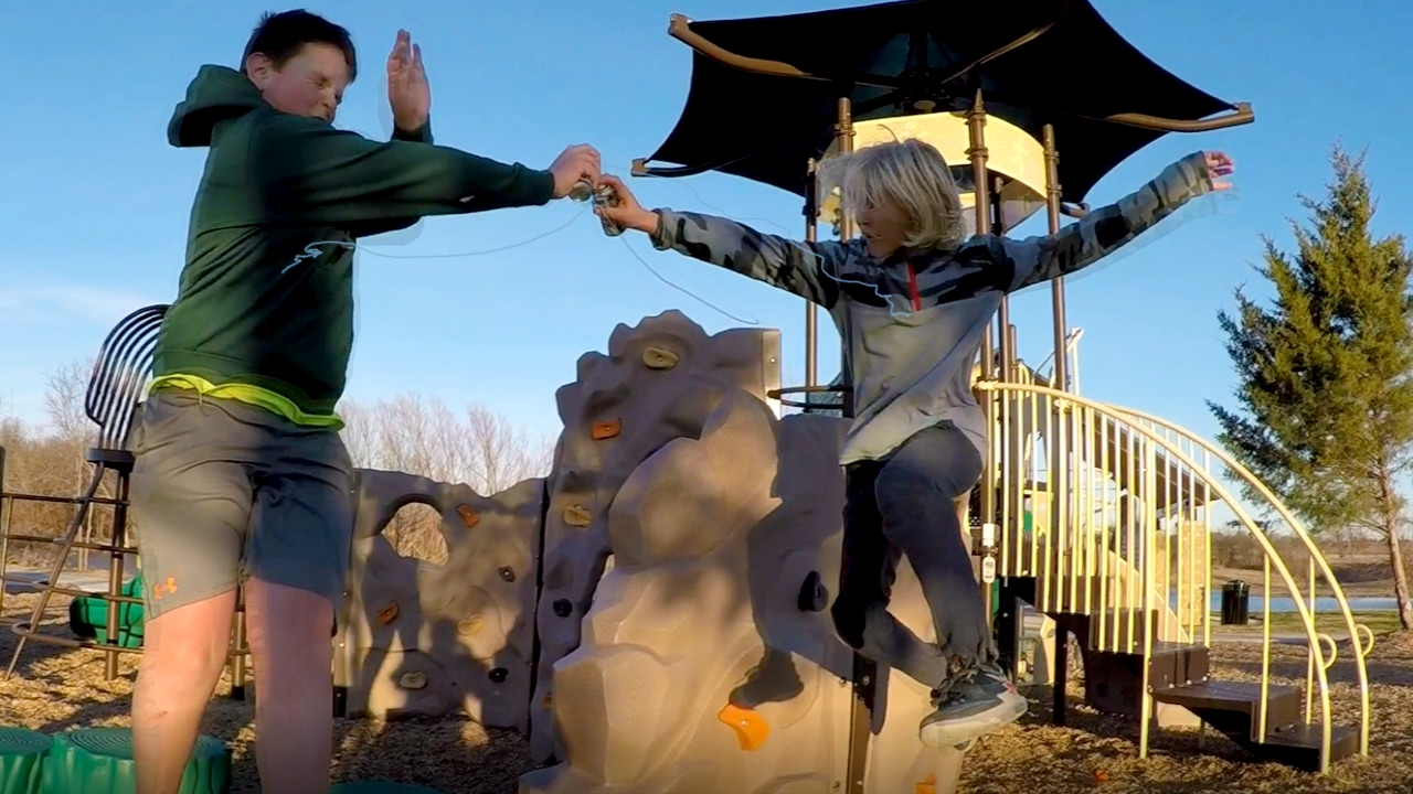 EPIC Silly String Battle in Slow Motion